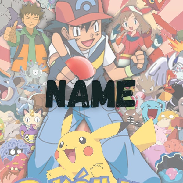 Custom Pokemons Cards Binder - Etsy