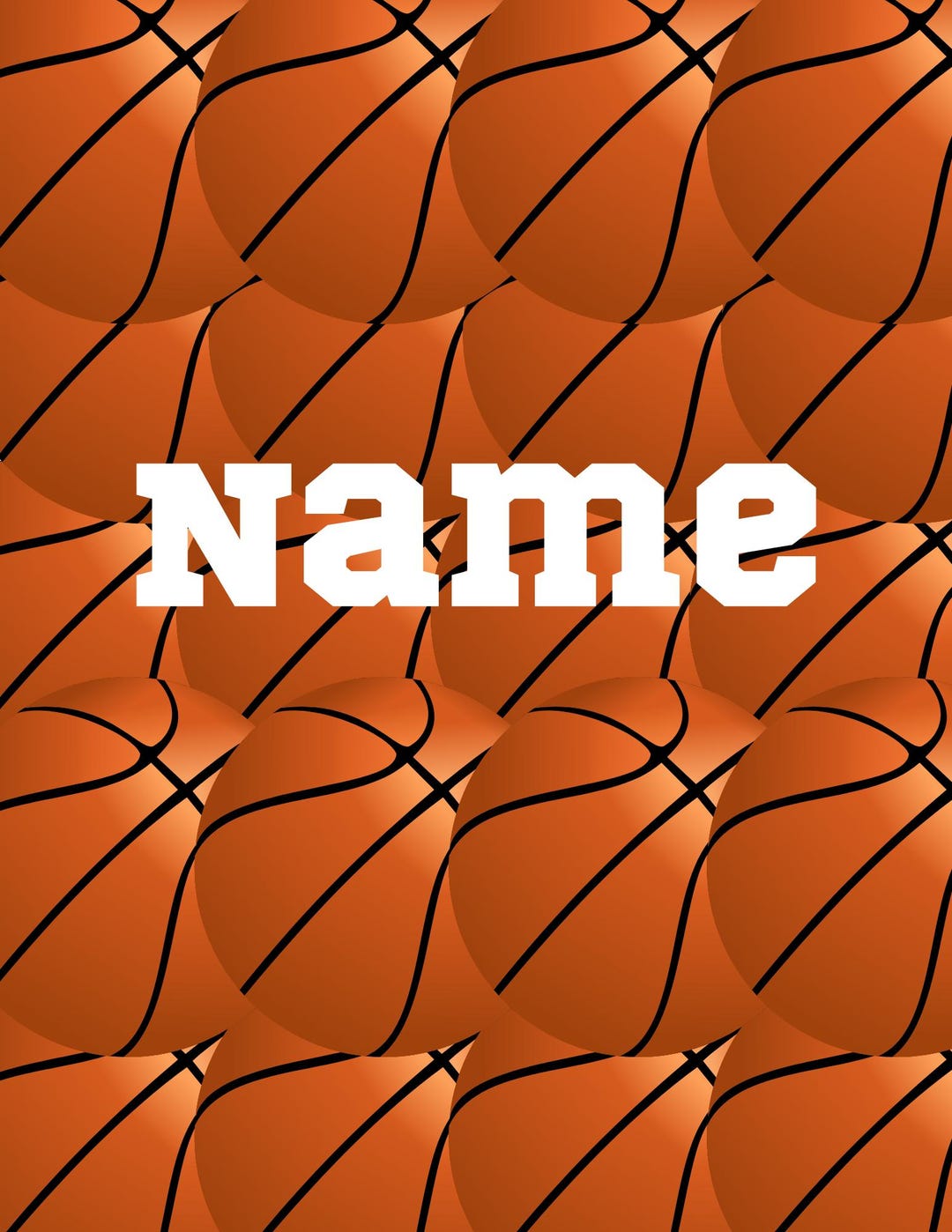 Basketball Card / School Binder Cover - Customized - Etsy