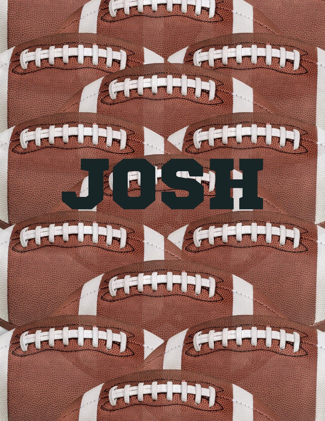 Football Card / School Binder Cover - Customized - Etsy