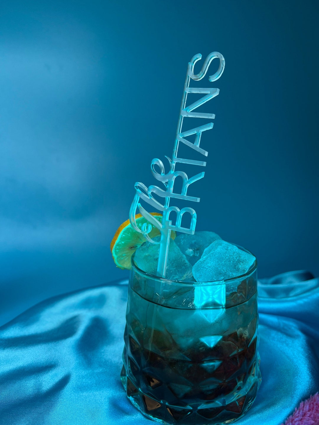 10 Personalised Drink Stirrers-acrylic Stirrers-wooden - Etsy