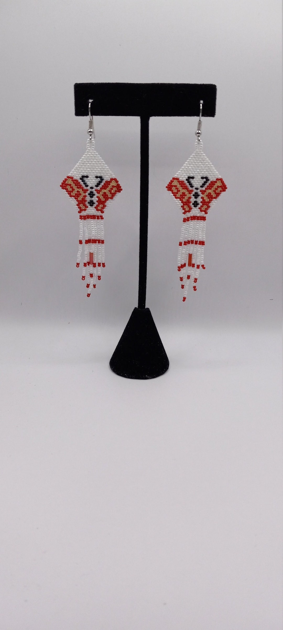 Red and Gold Butterfly - Etsy