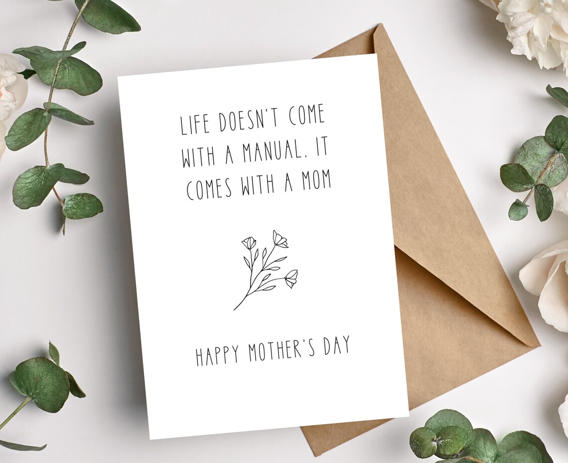Helpful Mom | Printable Funny Mother's Day Card | Downloadable Mother's ...