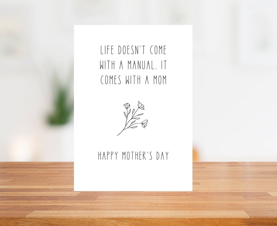 Helpful Mom | Printable Funny Mother's Day Card | Downloadable Mother's ...