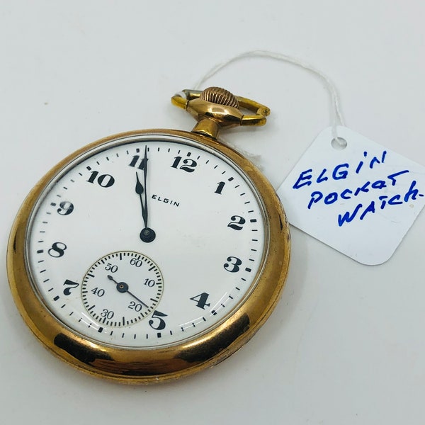 Elgin Pocket Watch - Etsy