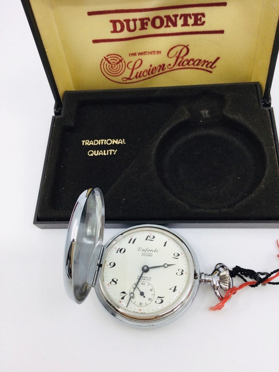 Dufonte Fine Pocket Watch by Lucien Piccard. - Etsy