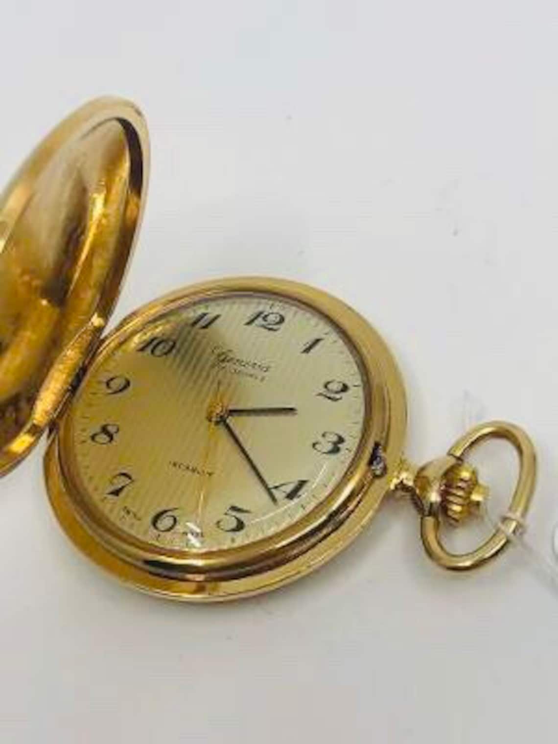 Geneva 17 Jewels Incabloc Swiss Made Pocket Watche - Etsy