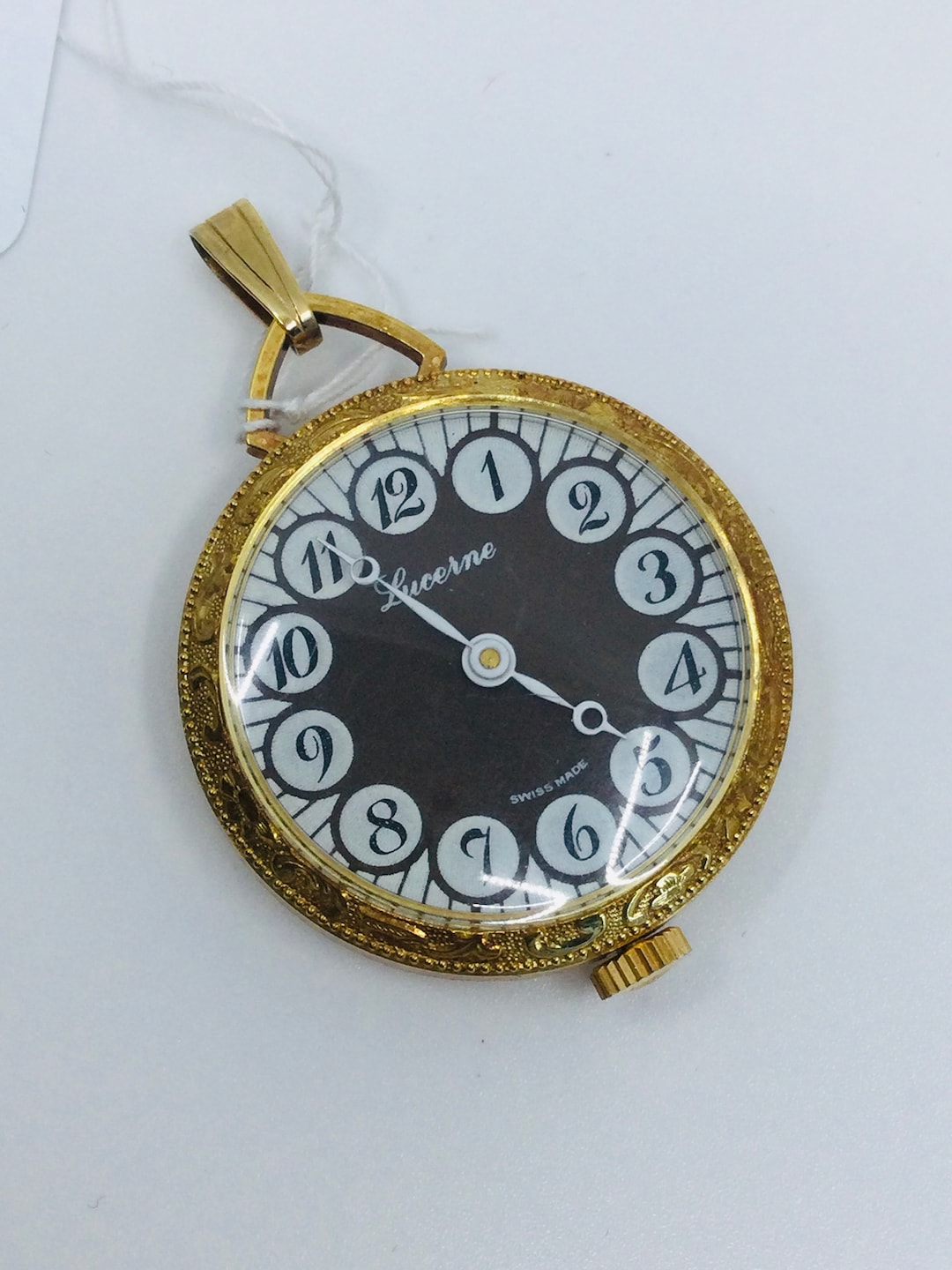 Lucerne Pendant Pocket Watch Swiss Made - Etsy