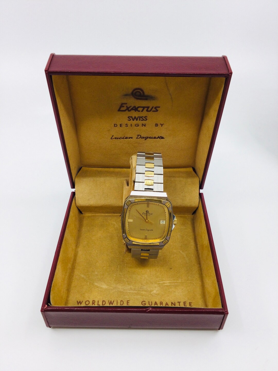 Exactus Mens Watch Swiss Design by Lucien Daguette quartz Worldwide ...