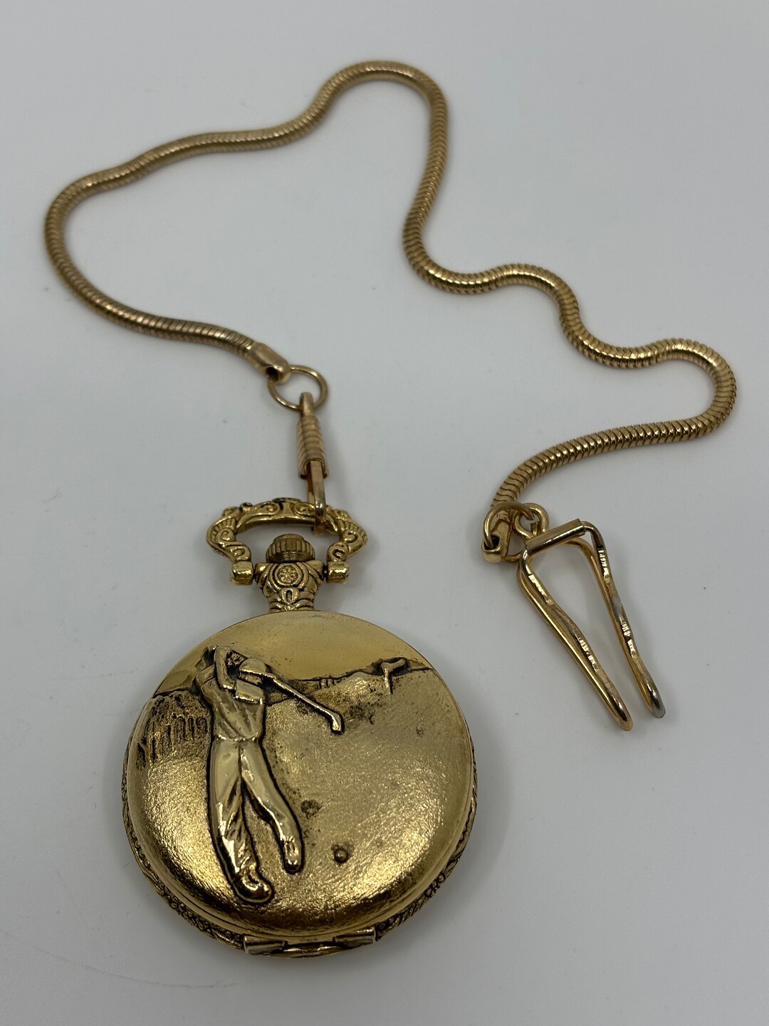 Collezio Pocket Watch With Chain. - Etsy
