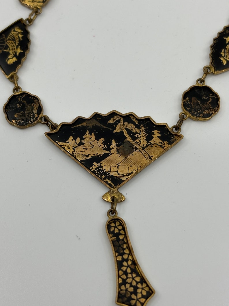 Vintage Japanese Necklace - Etsy