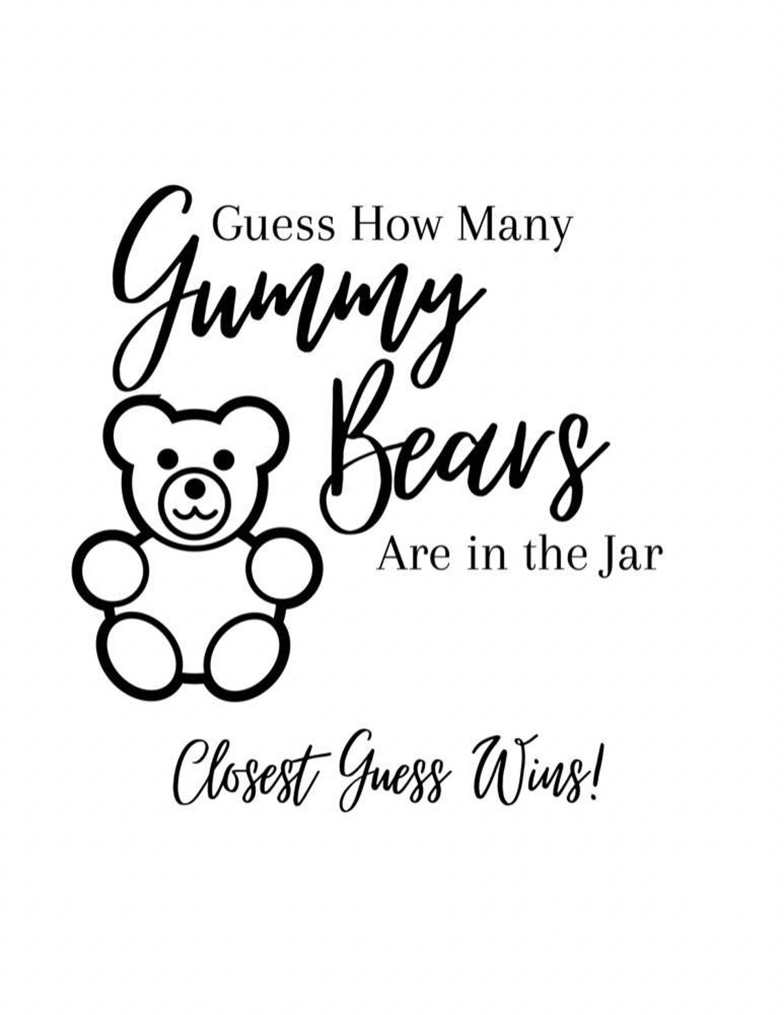 Baby Shower Game Bundle digital Download Minimalist Package - Etsy