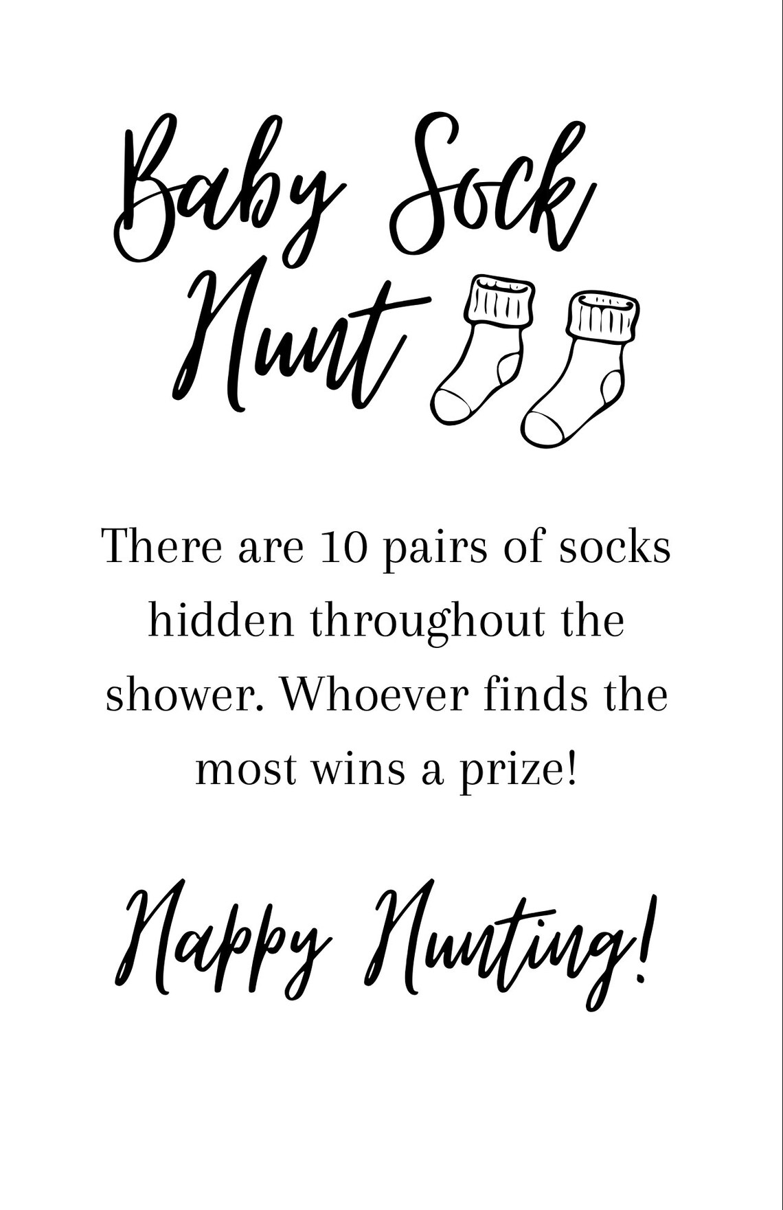 Baby Shower Game Bundle digital Download, Minimalist Package Games ...