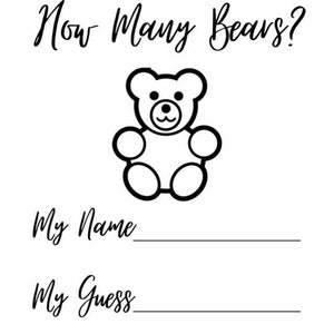 Baby Shower Game Bundle (digital Download), Minimalist Package Games ...