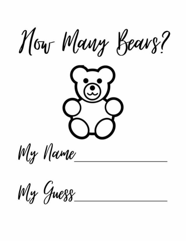 Baby Shower Game Bundle (digital Download), Minimalist Package Games ...