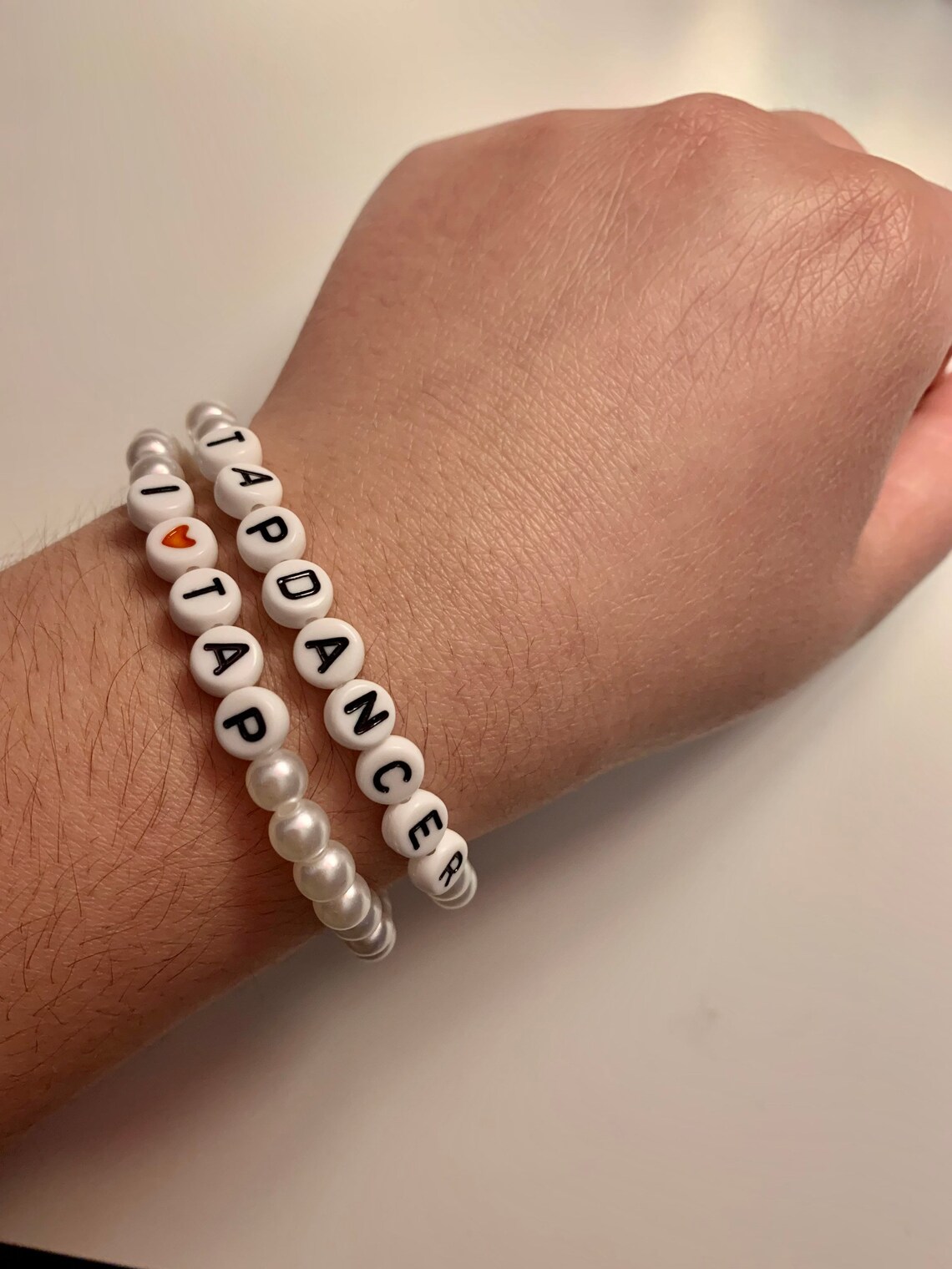 Tap Dancer Beaded Pearl Bracelet Dancer Dance Bracelet - Etsy