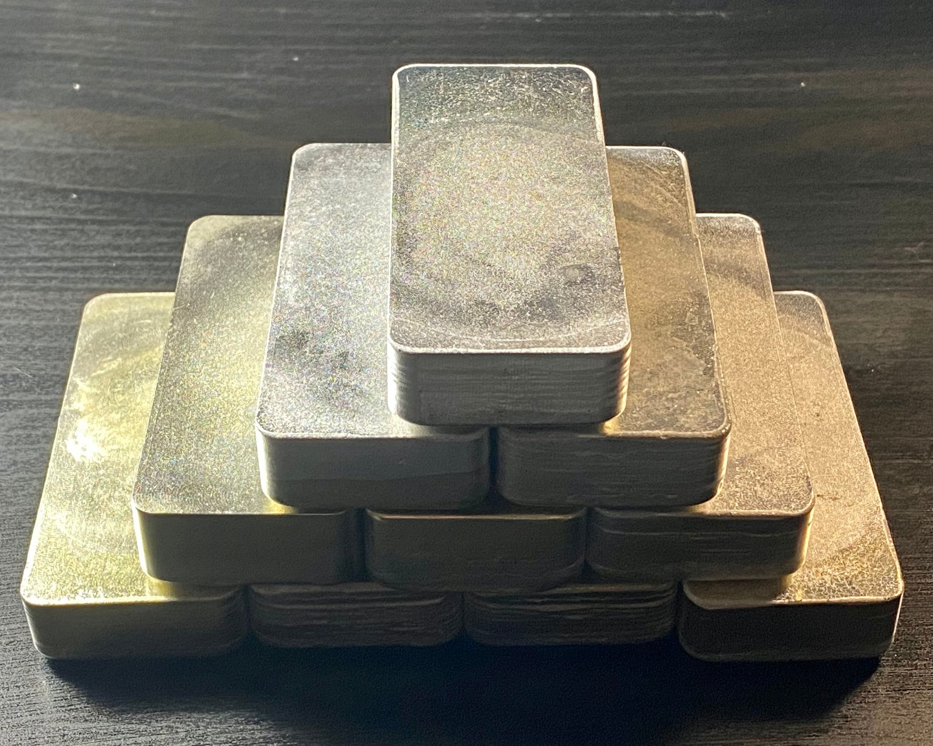 Hand Cast Lead Free 1 Pound Pewter Ingot Bars For Melting And Etsy Canada
