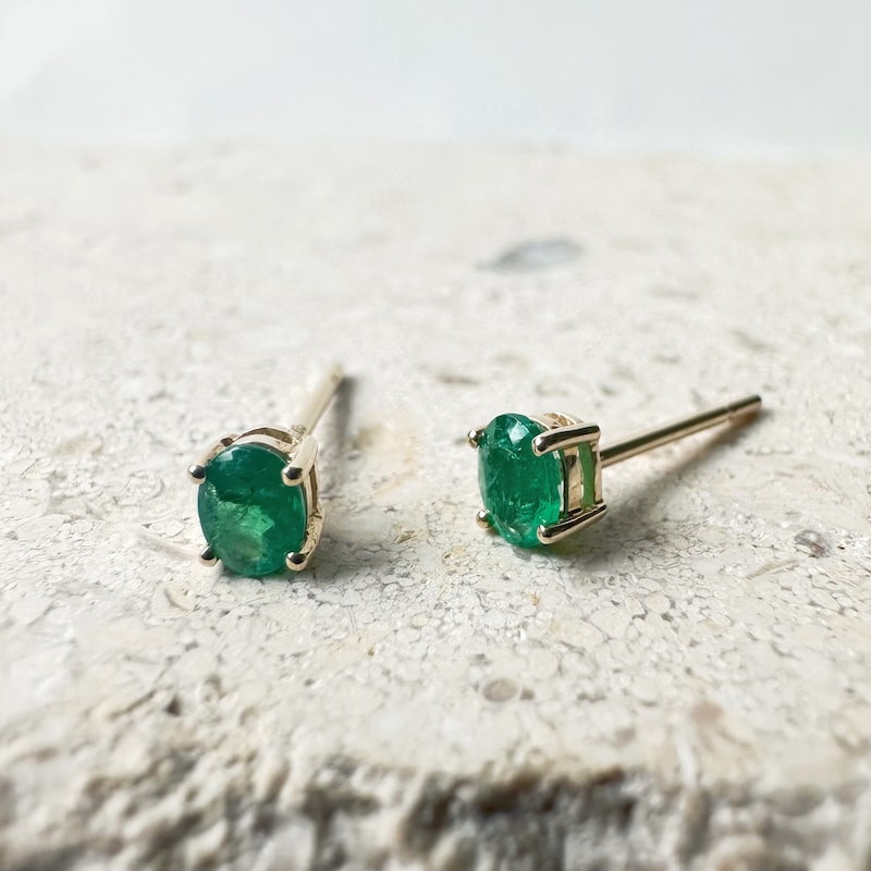 Genuine Emerald Jewelry - Etsy
