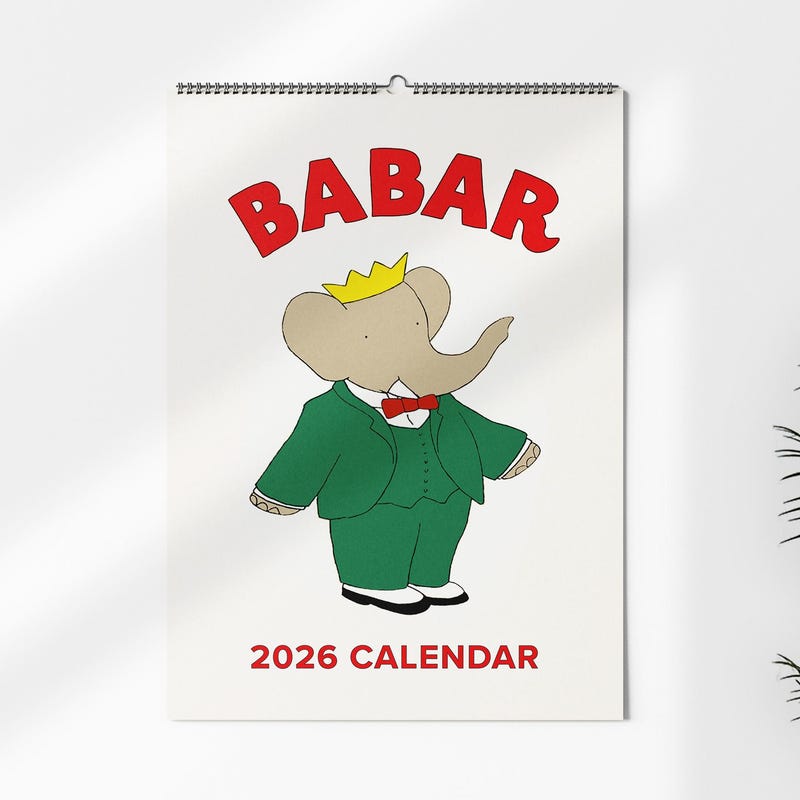Cute Elephant Calendar - Etsy