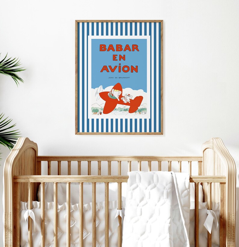 Babar the Elephant Digital Download Nursery Wall Art Download Nursery ...