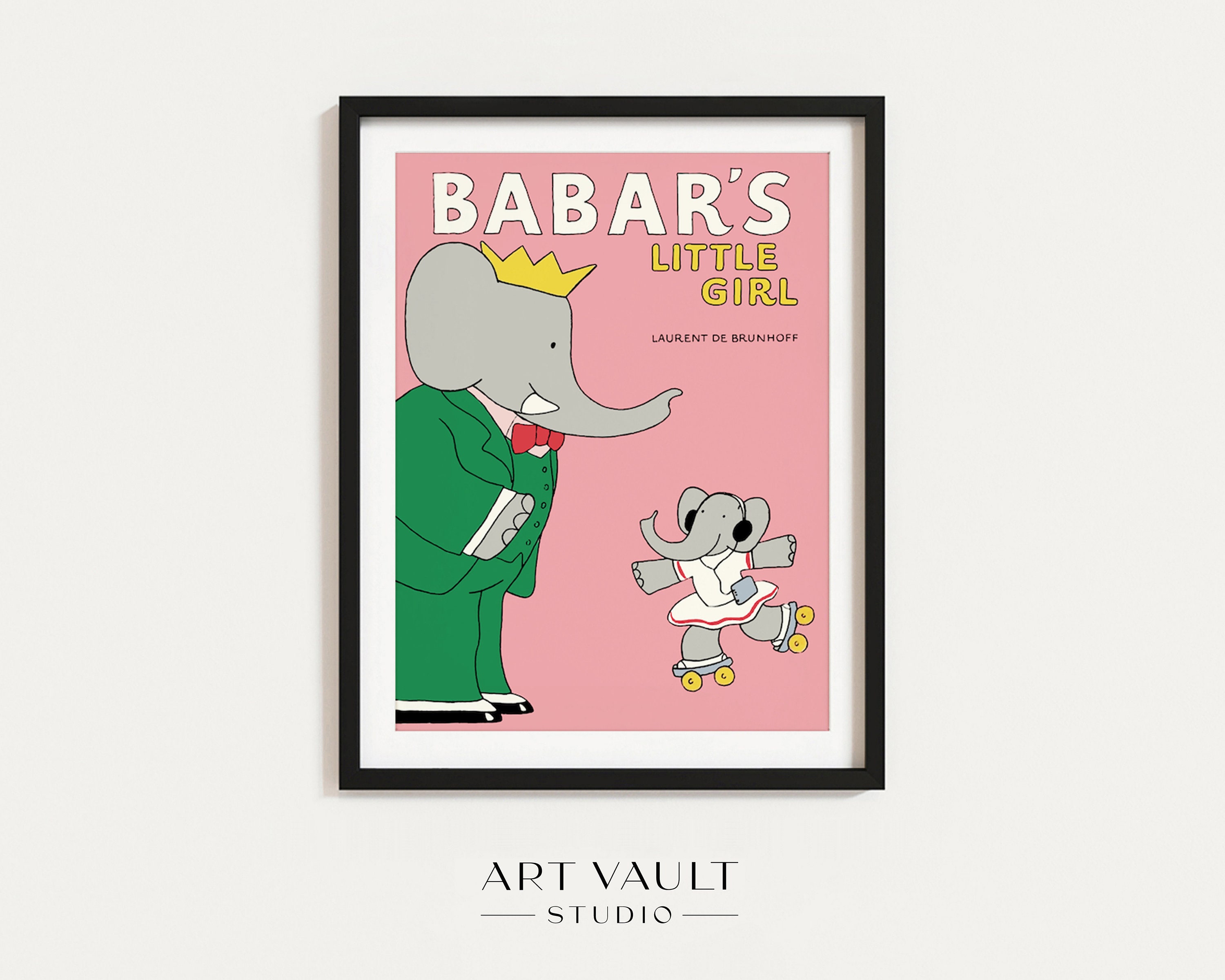 Babar Poster Babar's Little Girl Room Poster Girl Room Wall Art Babar ...