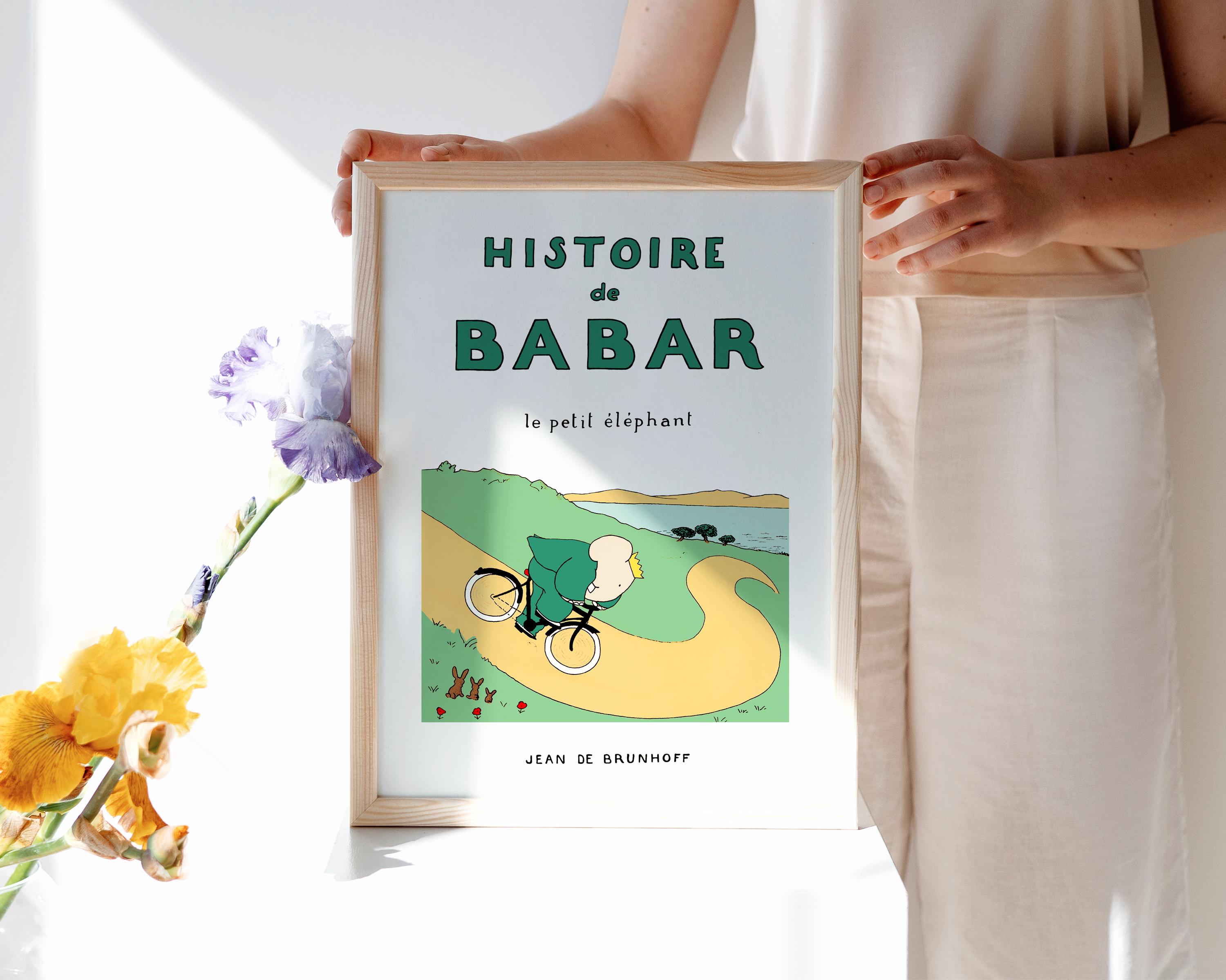 Babar the Elephant Printable Wall Art Prints Digital Download Art Babar ...