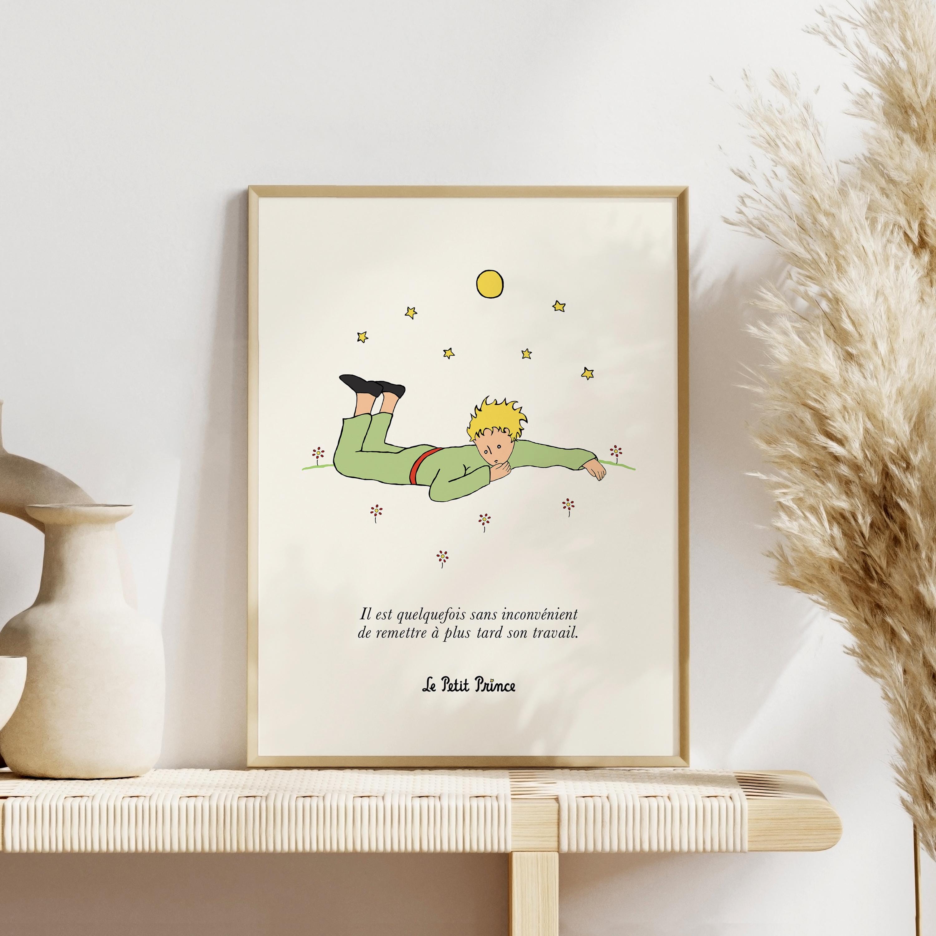 Little Prince Poster FRENCH Le Petit Prince Wall Art Nursery Art Print ...