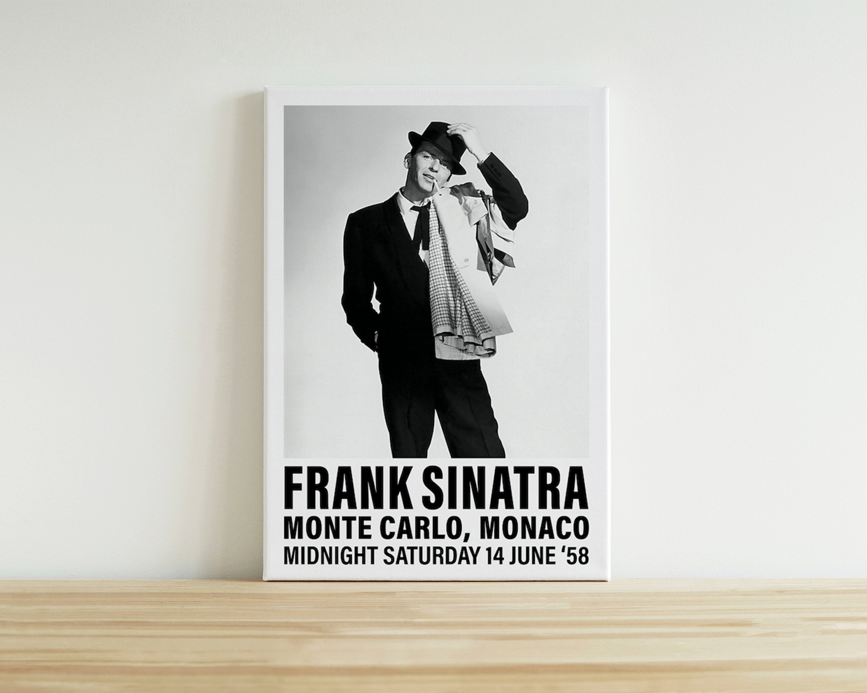 Frank Sinatra Poster Black and White Music Poster Vintage Music Print ...