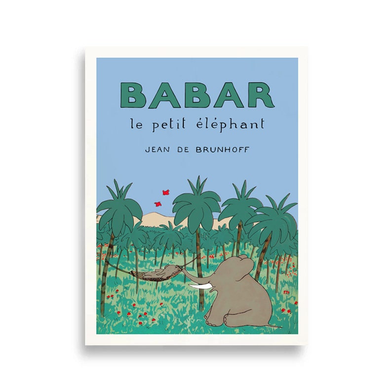 Babar the Elephant Digital Download Nursery Wall Art Download Nursery ...