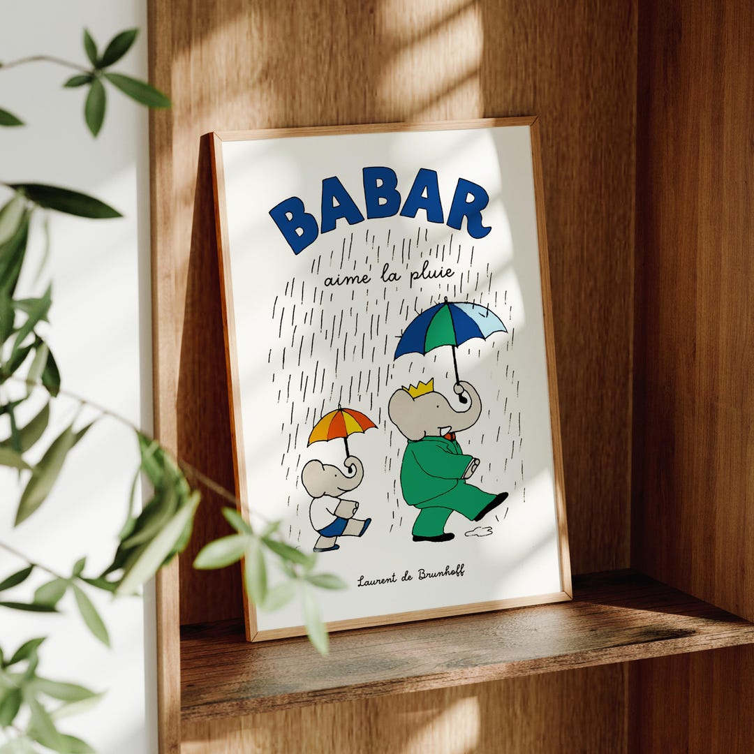 Babar the Elephant Digital Download Nursery Wall Art Download Nursery ...