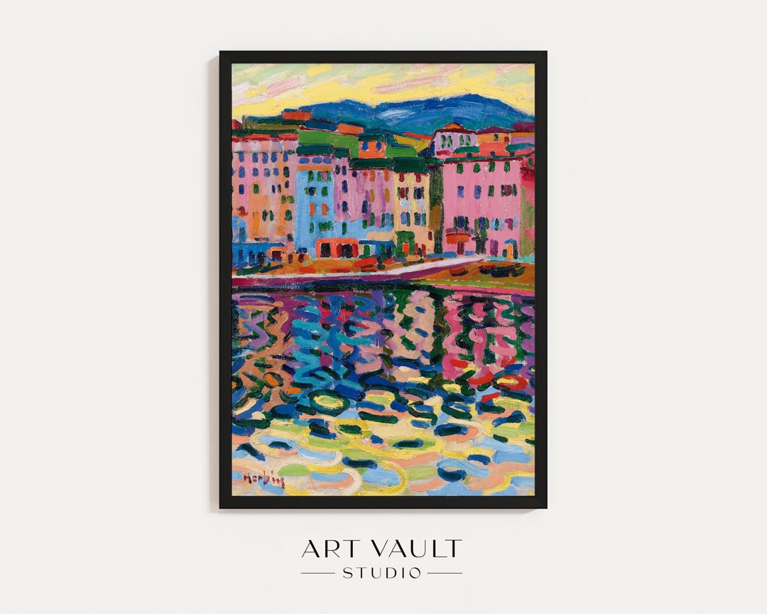 Auguste Herbin Les Quais Du Port De Bastia 1907 the Docks of the Port ...