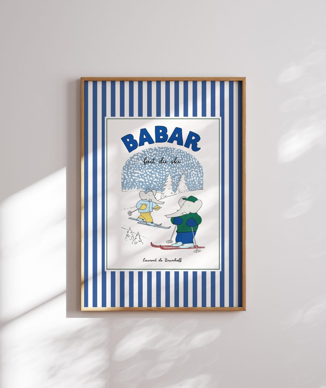 Babar the Elephant Digital Download Nursery Wall Art Download Nursery ...