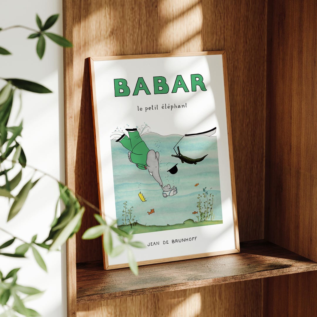 Babar the Elephant Digital Download Nursery Wall Art Download Nursery ...