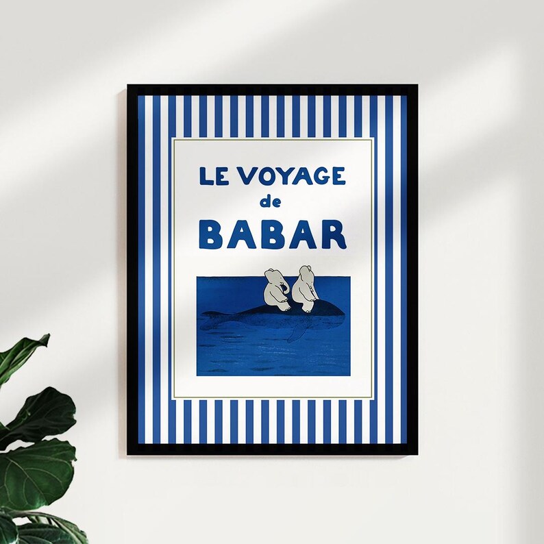 Babar the Elephant Digital Download Nursery Wall Art Download Nursery ...