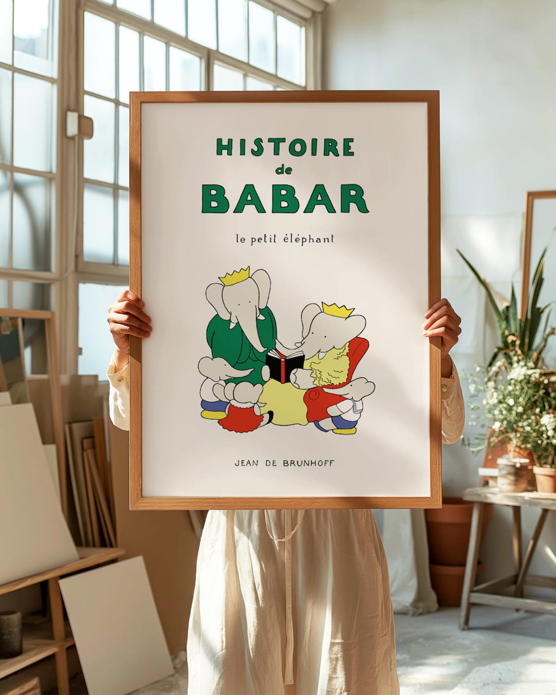Babar the Elephant Printable Wall Art Prints Digital Download Art Babar ...