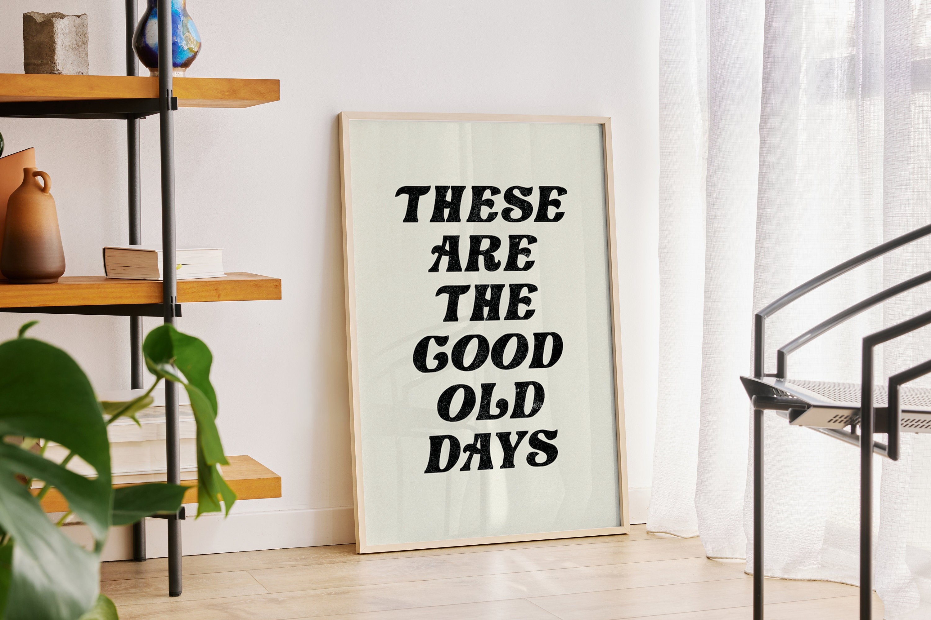 These Are the Good Old Days Poster Nursery Art Decor Wall Art Kids Play ...