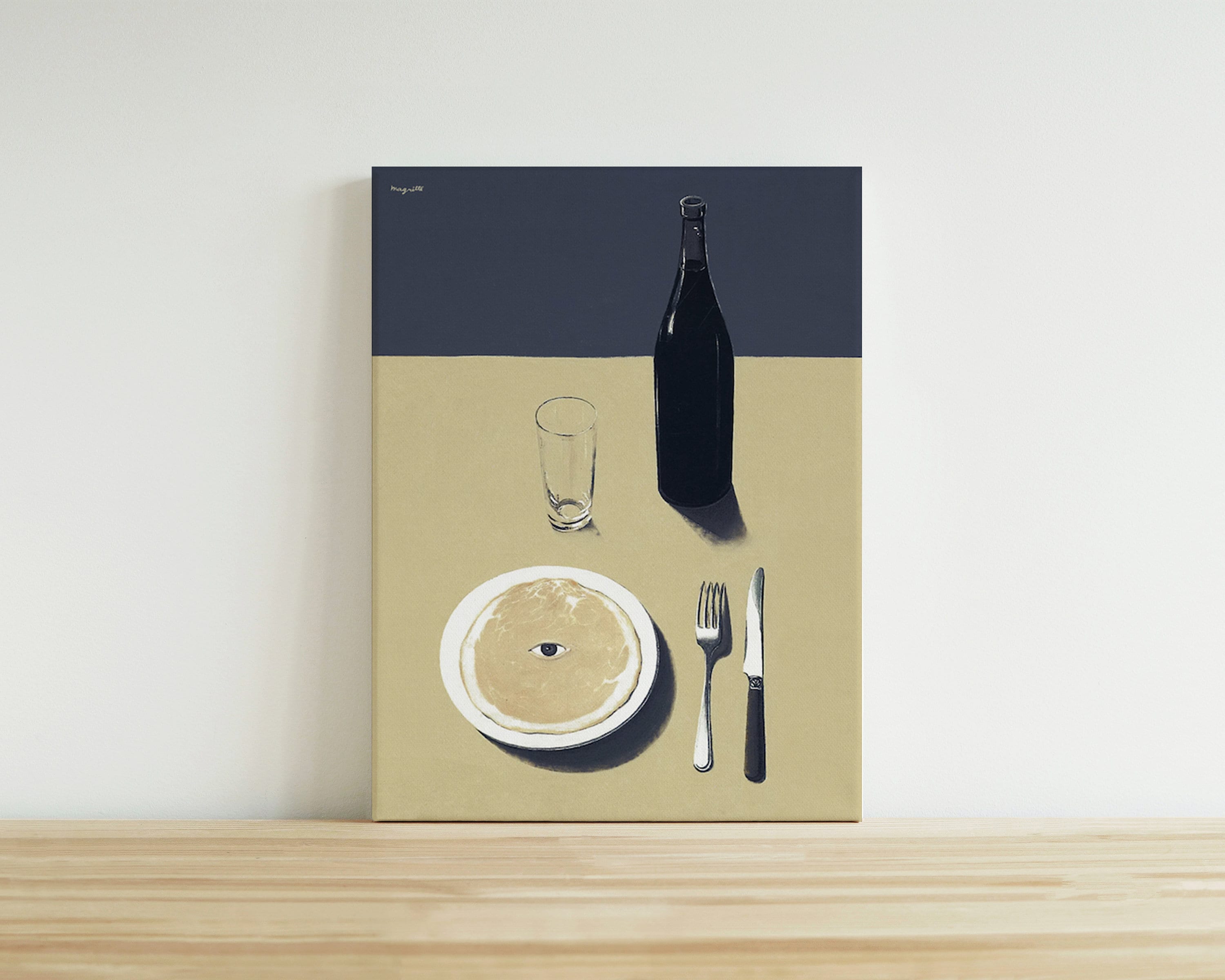 René Magritte the Portrait 1935 Magritte Wine Bottle Magritte Poster ...