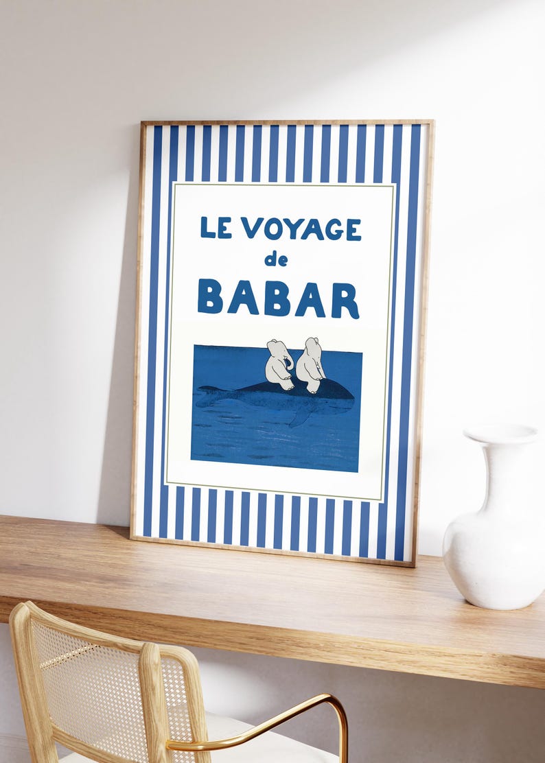 Babar the Elephant Digital Download Nursery Wall Art Download Nursery ...