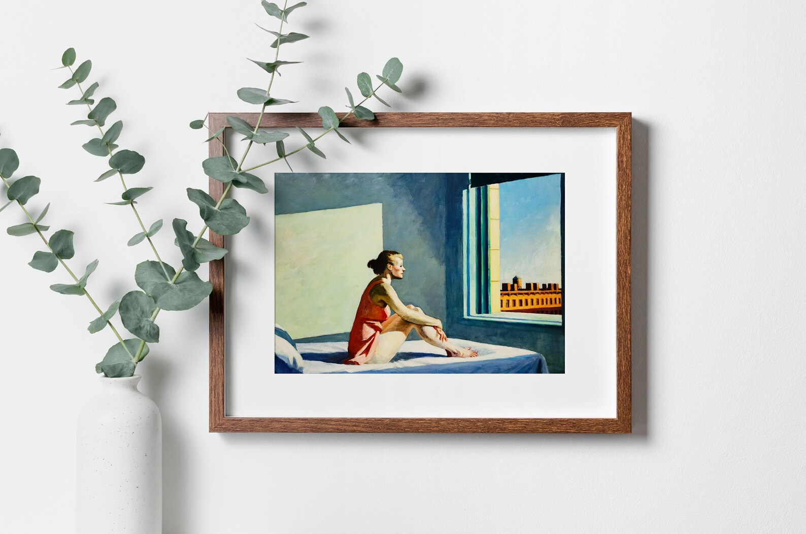 Edward Hopper Morning Sun 1952 Hopper Poster Edward Hopper Print Living ...