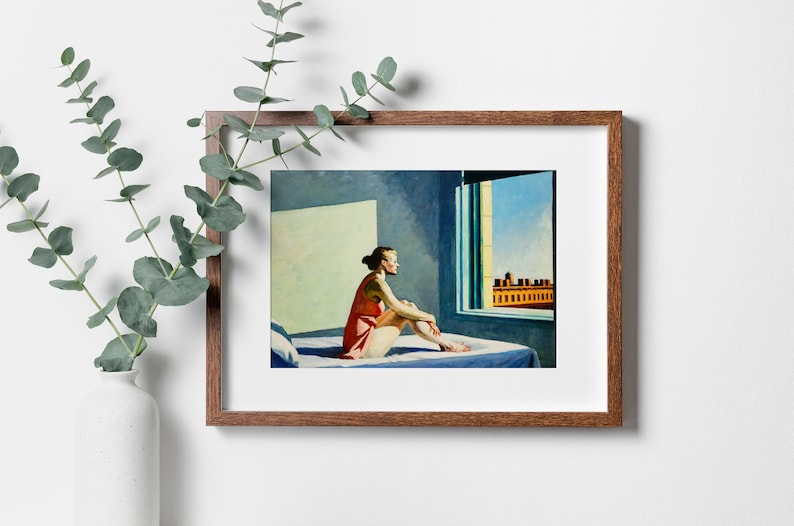 Edward Hopper Morning Sun 1952 Hopper Poster Edward Hopper Print Living ...