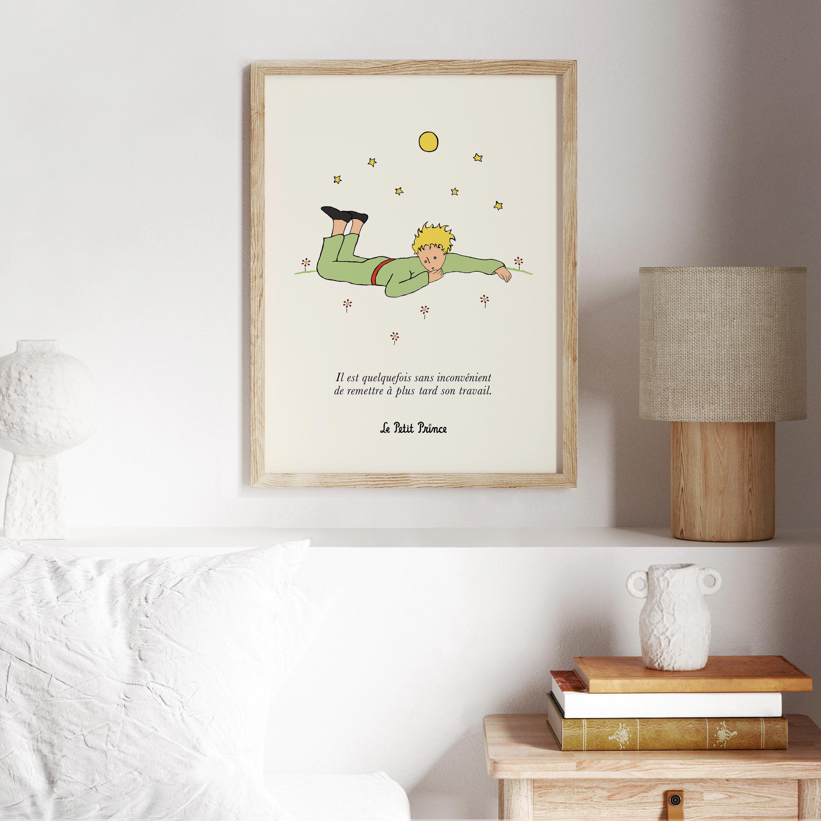 Little Prince Poster FRENCH Le Petit Prince Wall Art Nursery Art Print ...