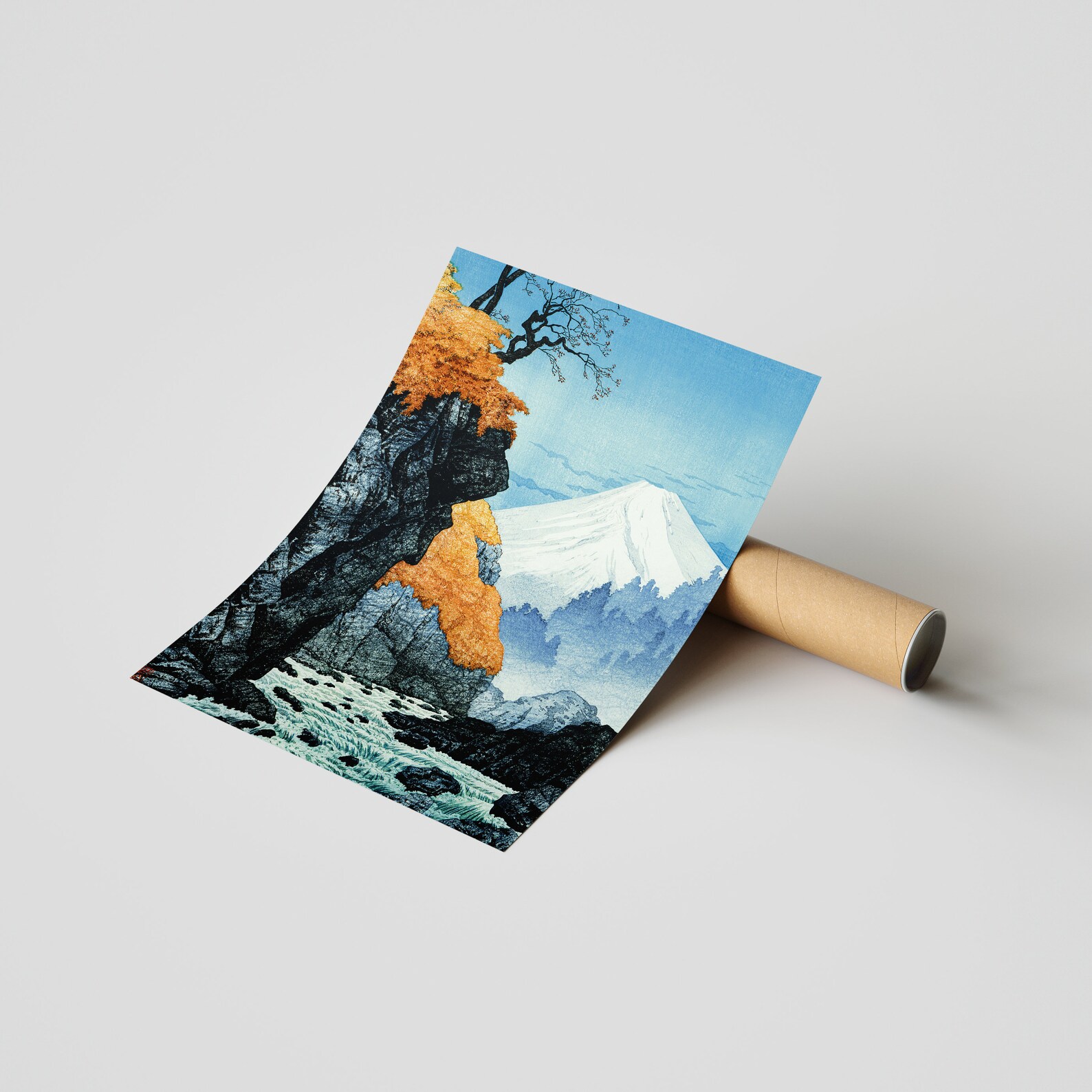 Foot of Mount Ashitaka by Takahashi Hiroaki Shōtei 1932 Mountain Art ...