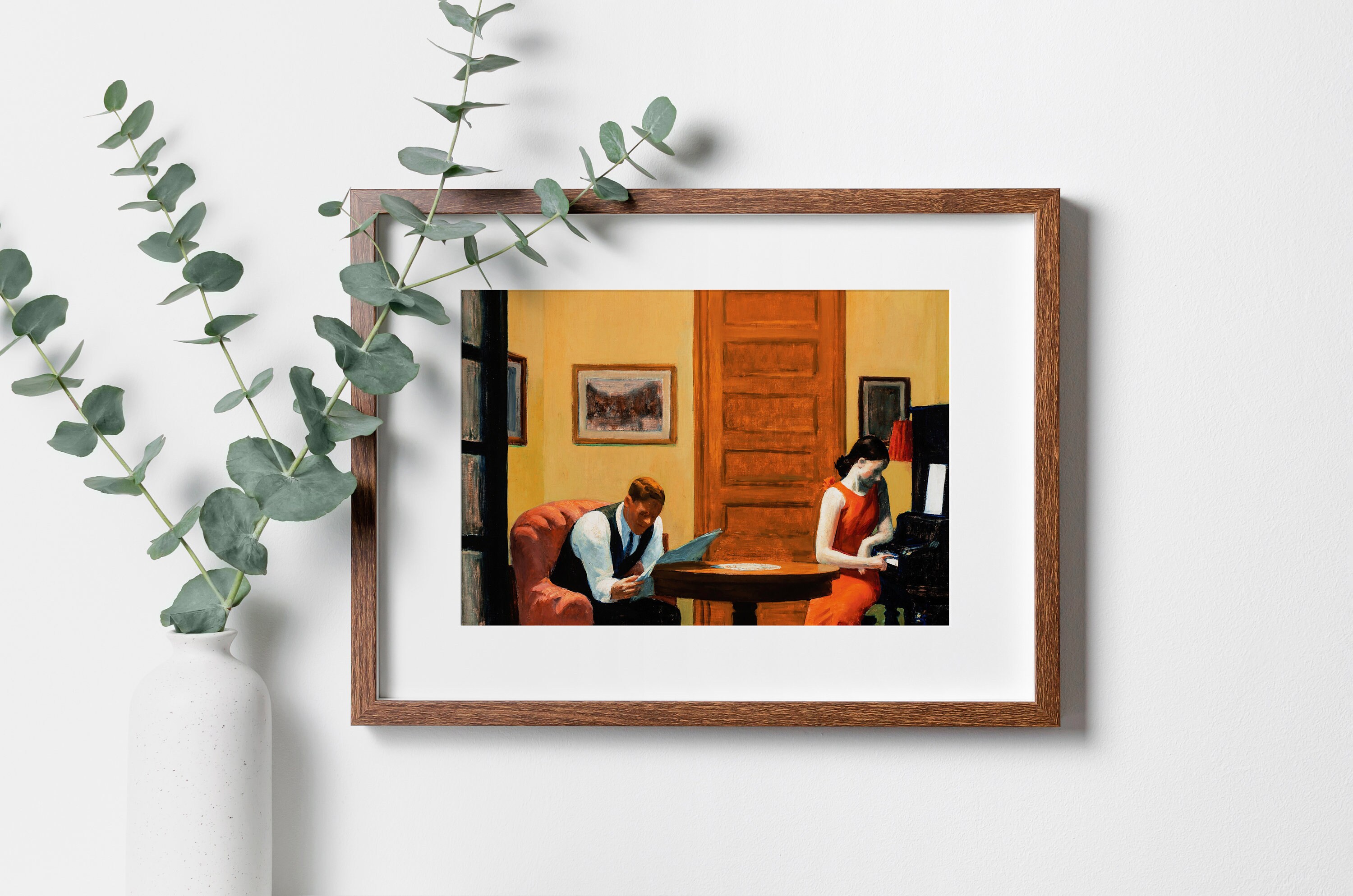 Edward Hopper Room in New York 1932 Poster Hopper Print Hopper Room ...