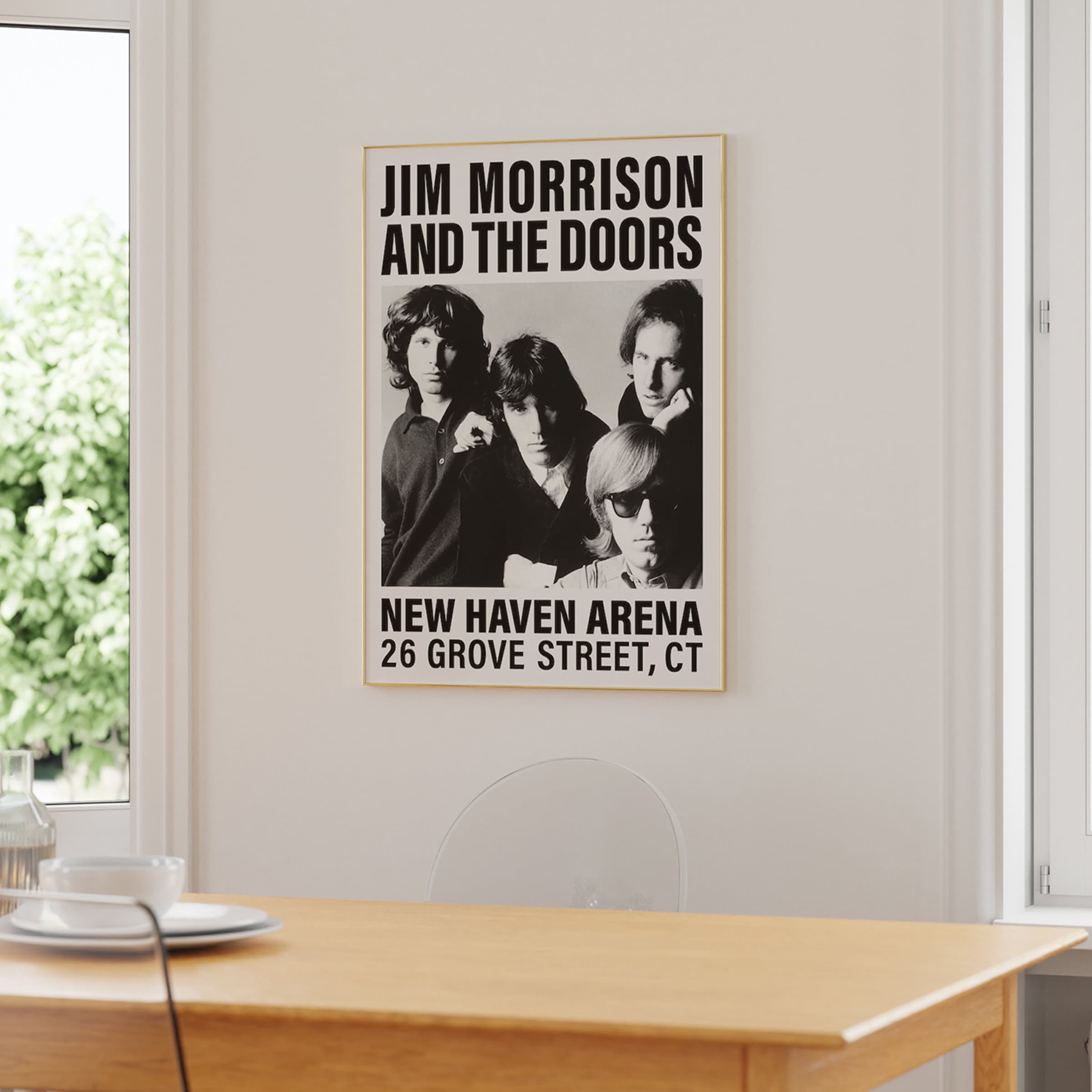 Jim Morrison Poster the Doors Poster Black and White Music Poster Retro ...