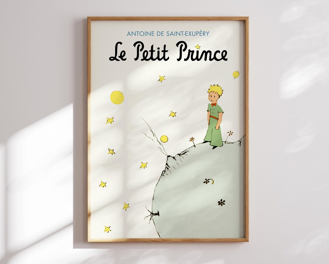 Little Prince Poster Digital Download ENGLISH & FRENCH Little Prince ...