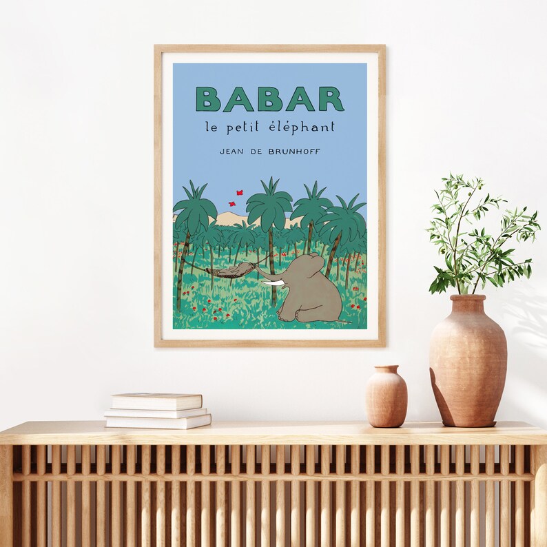 Babar the Elephant Digital Download Nursery Wall Art Download Nursery ...