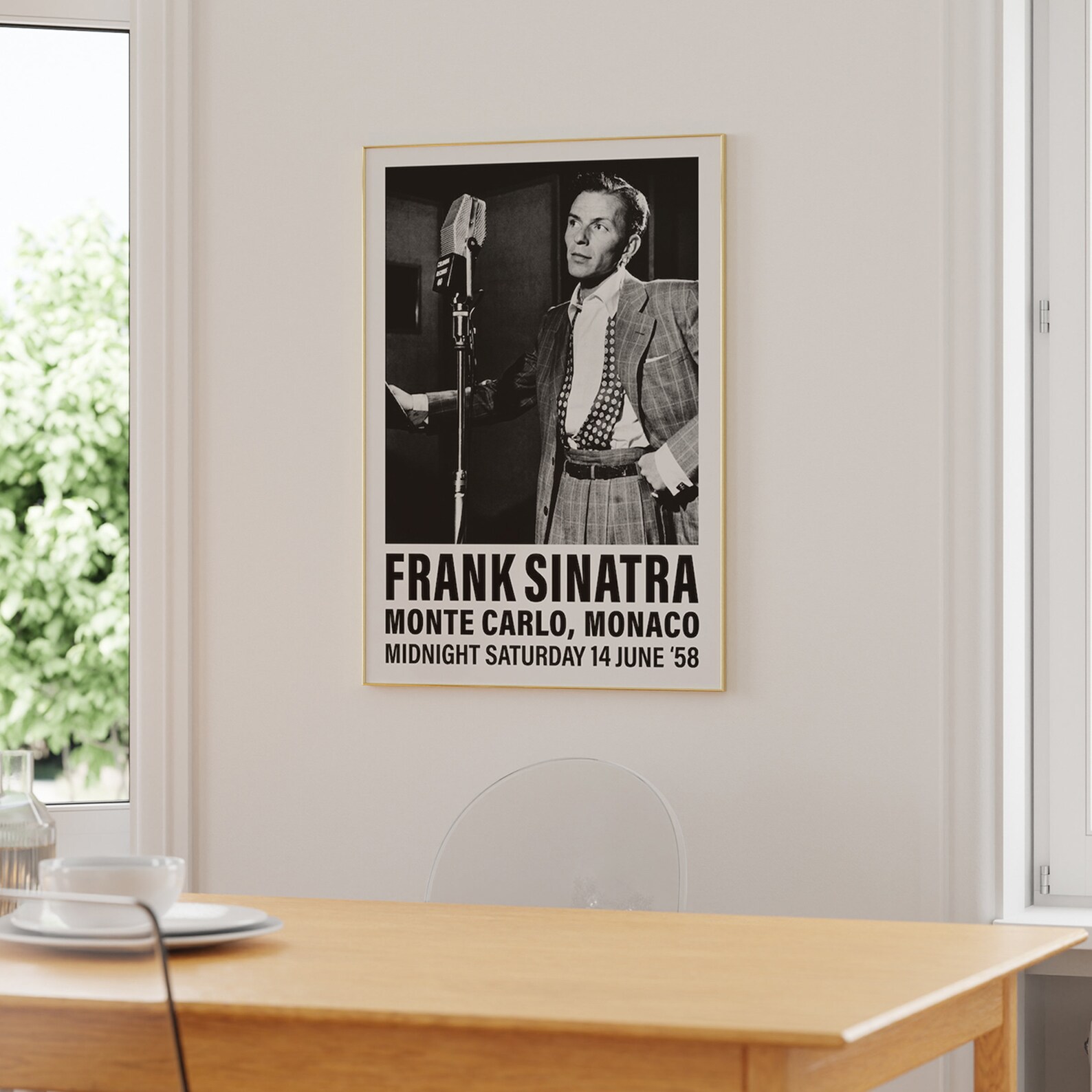Frank Sinatra Poster Black and White Music Poster Vintage Music Print ...