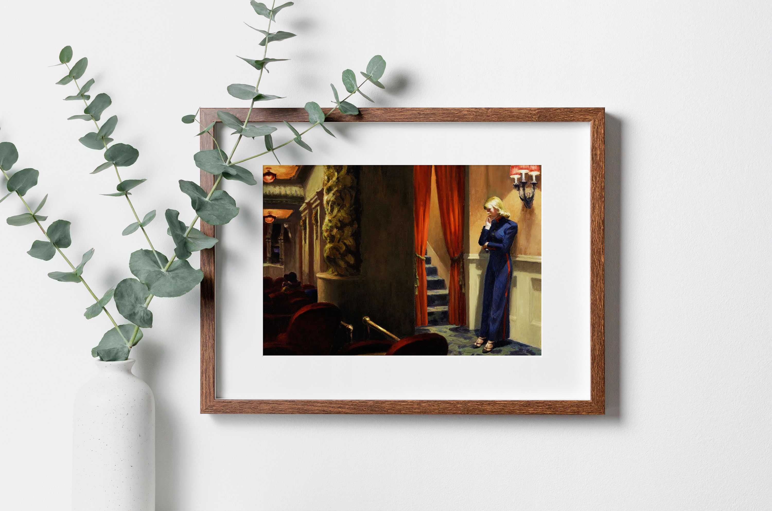 Edward Hopper New York Movie Theatre Poster Hopper Cinema Print Hopper ...