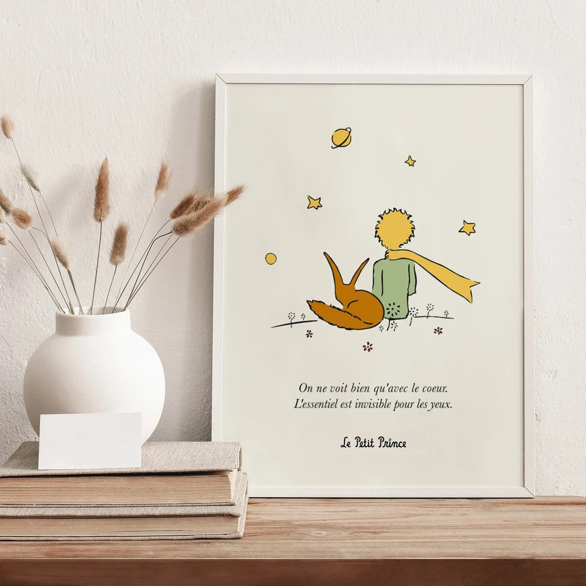 Le Petit Prince Poster FRENCH Little Prince Wall Art Nursery Art Print ...