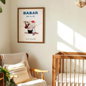 Babar the Elephant Printable Wall Art Prints Digital Download Art Babar ...