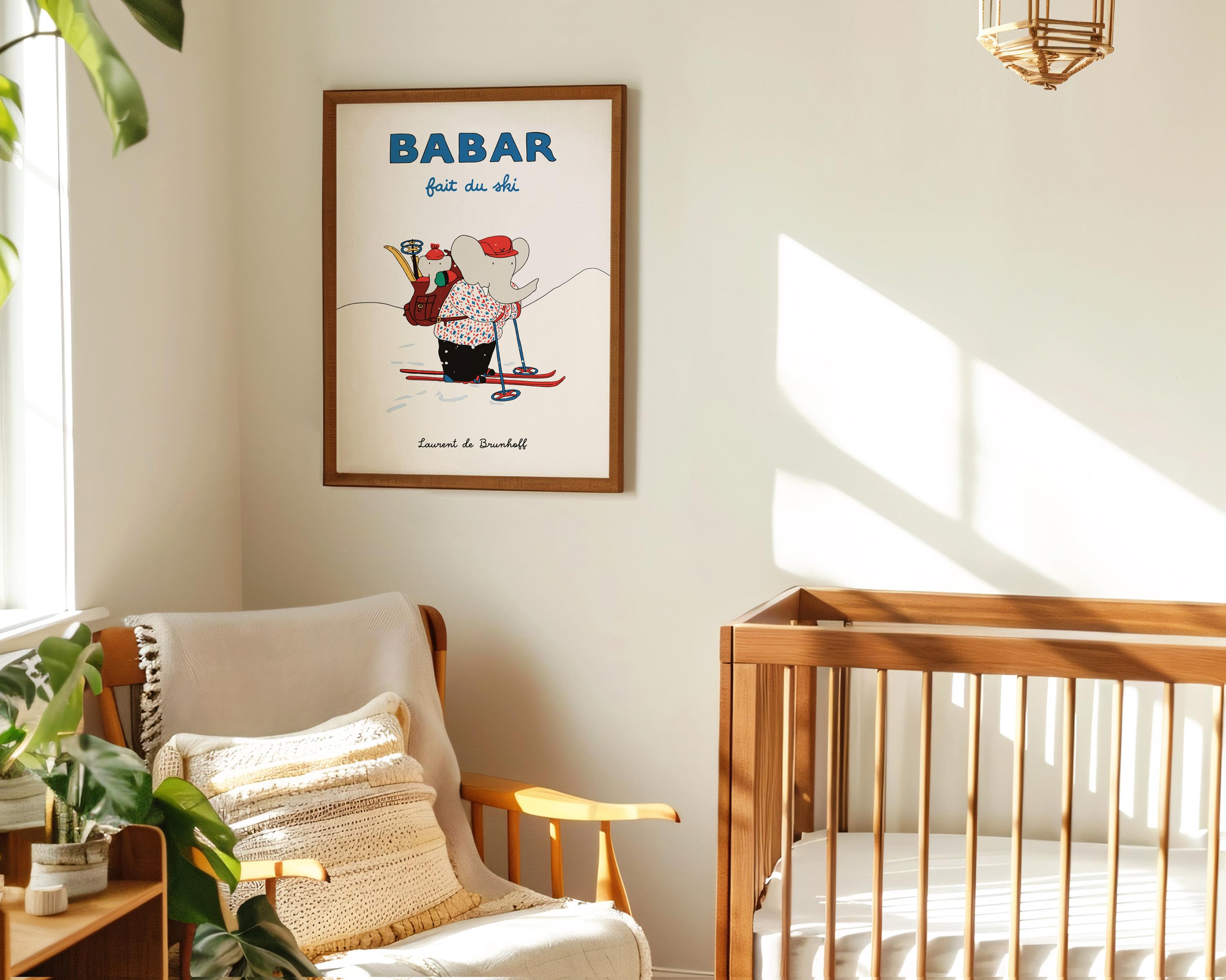 Babar the Elephant Printable Wall Art Prints Digital Download Art Babar ...